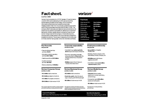 Media Resources | Verizon Media Resources