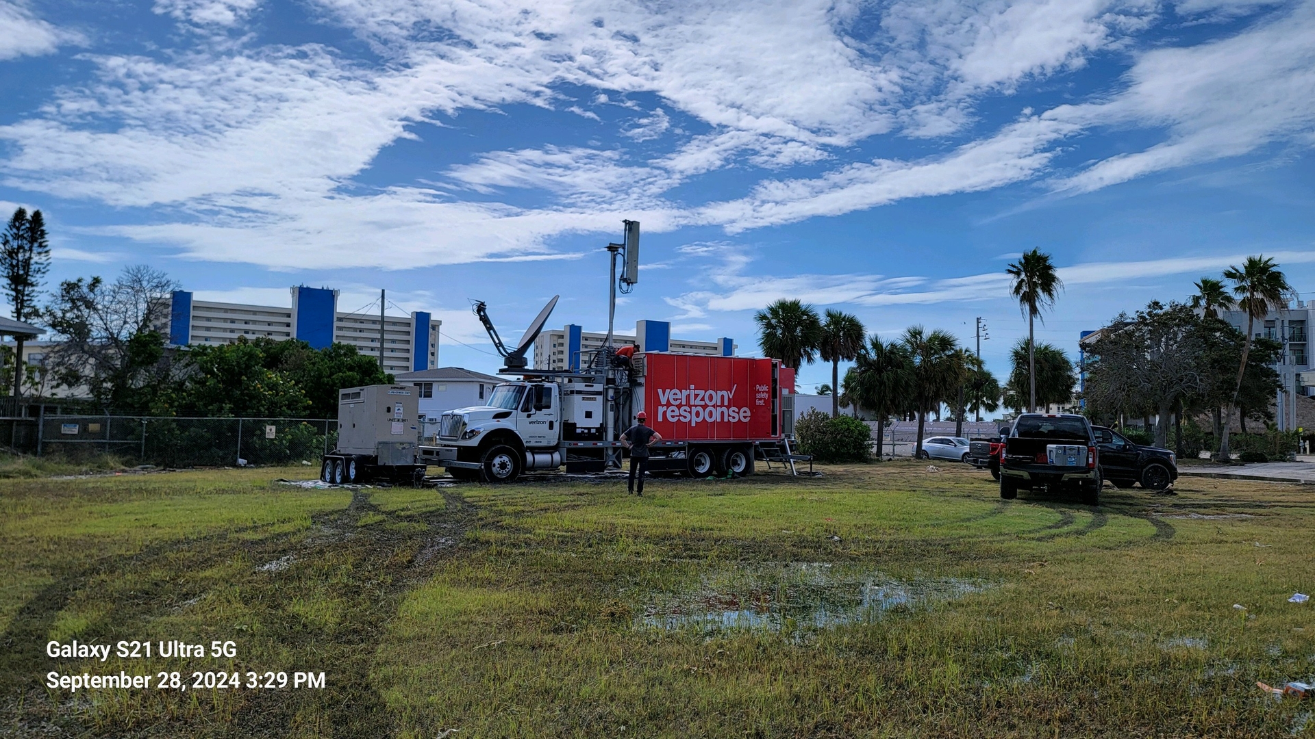 Hurricane Helene - Madeira Beach | Verizon Media Resources
