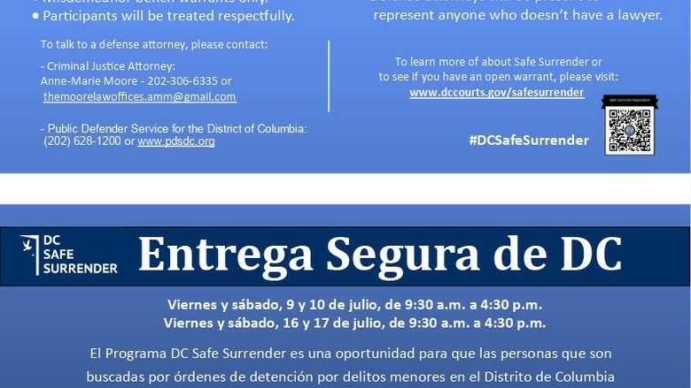 DC Superior Court to Host Virtual Safe Surrender Program in July for ...