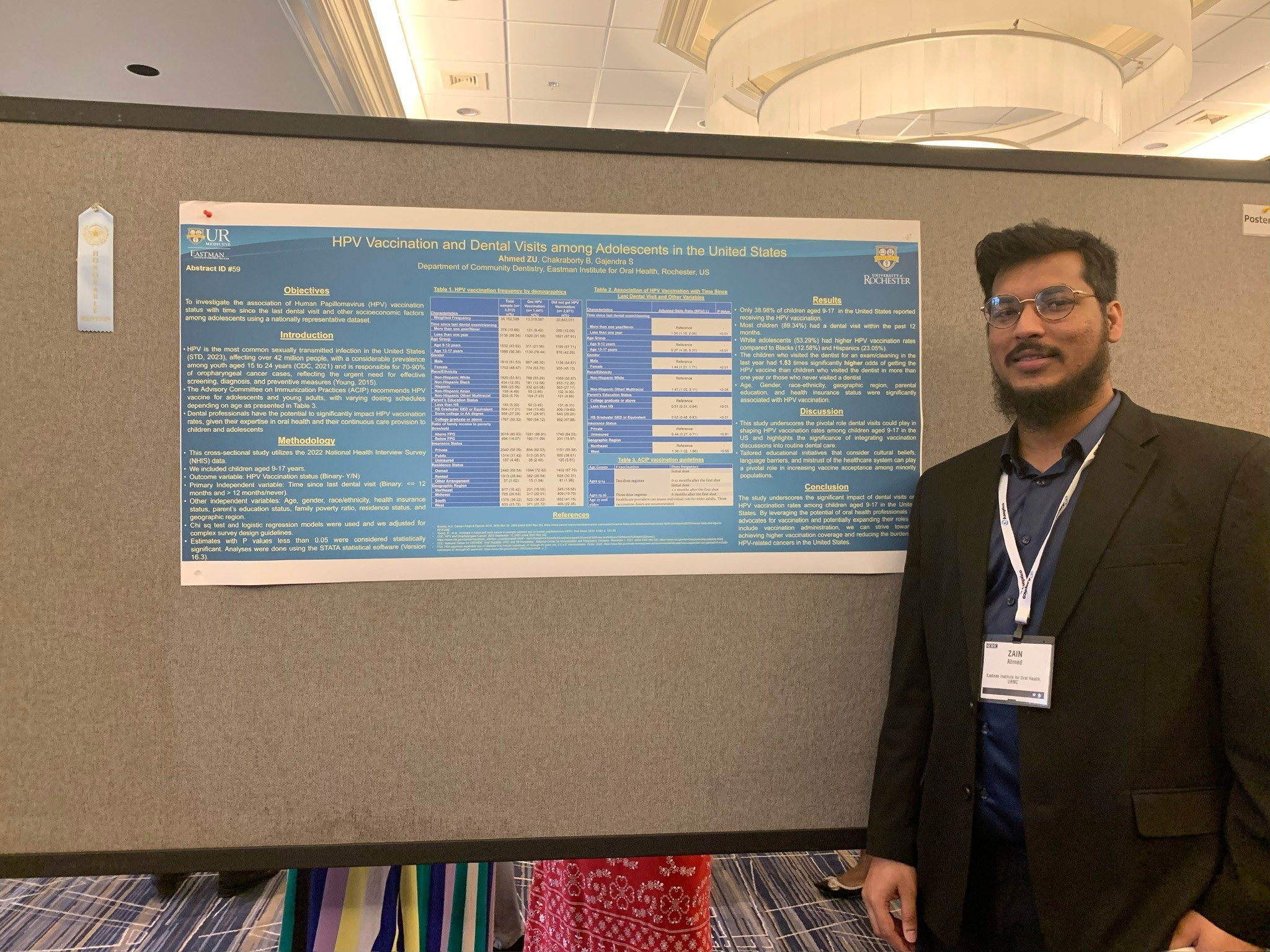EIOH Resident Spotlight – Dr. Zain Ahmed | URMC Newsroom