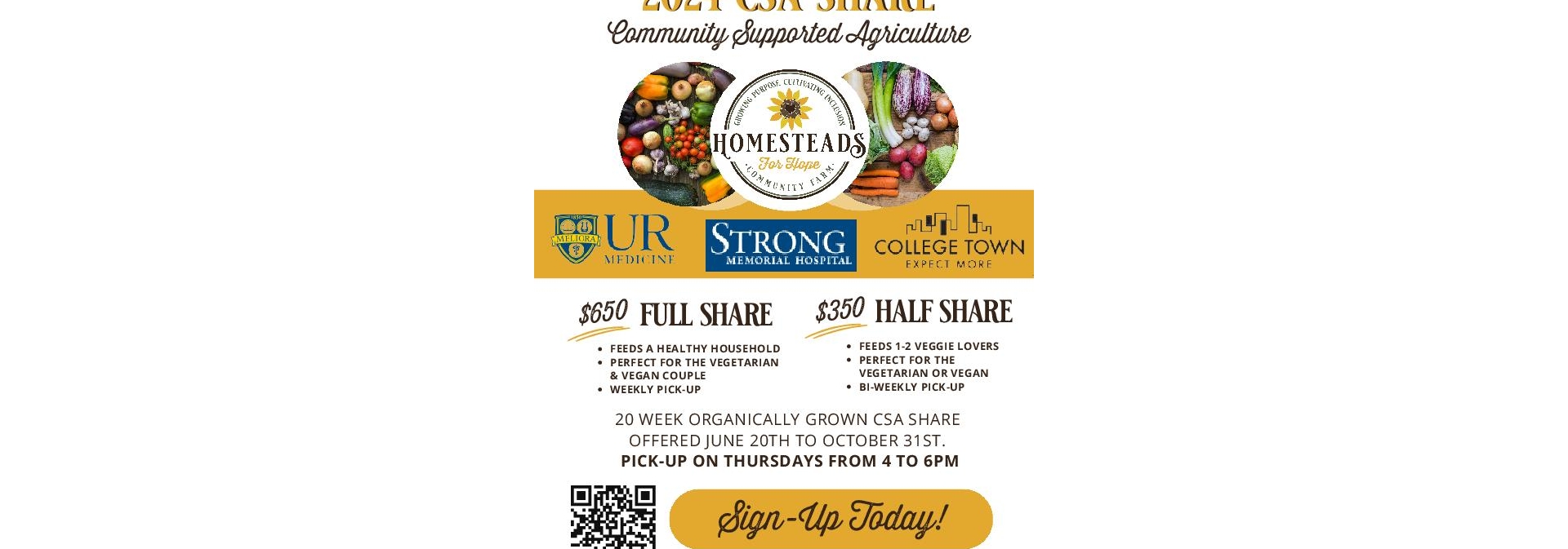 Document | H4H CSA Flyer 2024 | URMC Newsroom