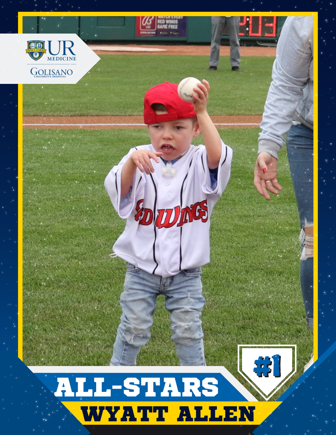 Grand Slam Stories: Rochester Red Wings Honor Golisano Patients | URMC ...