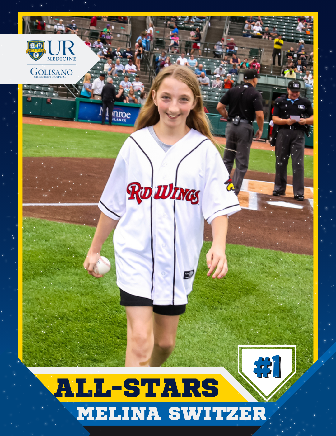 Grand Slam Stories: Rochester Red Wings Honor Golisano Patients | URMC Newsroom