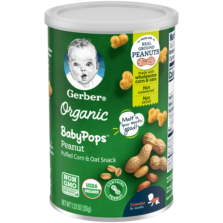 Gerber® Launches New Organic Snack Line BabyPops™ for Crawlers Learning ...