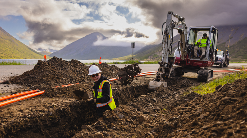 Construction kicks off in Larsen Bay for GCI’s Aleutians Fiber Project ...