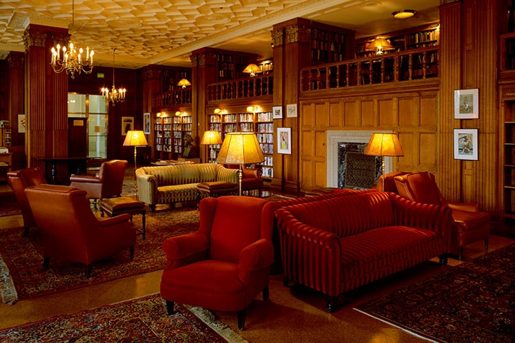 Favorite winter day hideaway? Morrison Library, a cozy reading room ...