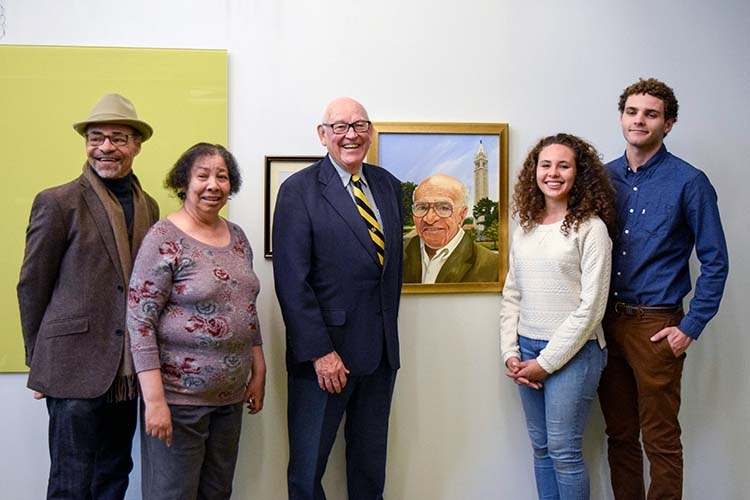 Portrait honoring David Blackwell unveiled in namesake residence hall ...
