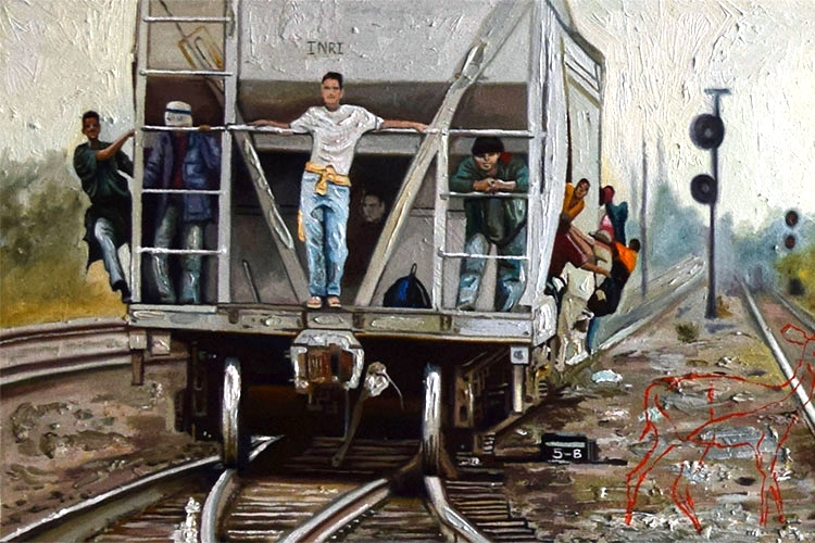 Exhibit opens: Migrants riding La Bestia up through Mexico | Berkeley