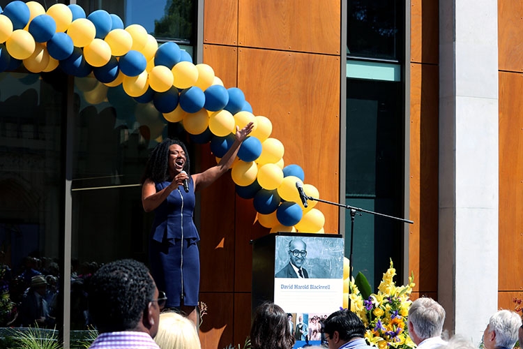 Blackwell Hall is officially dedicated to late statistics professor ...
