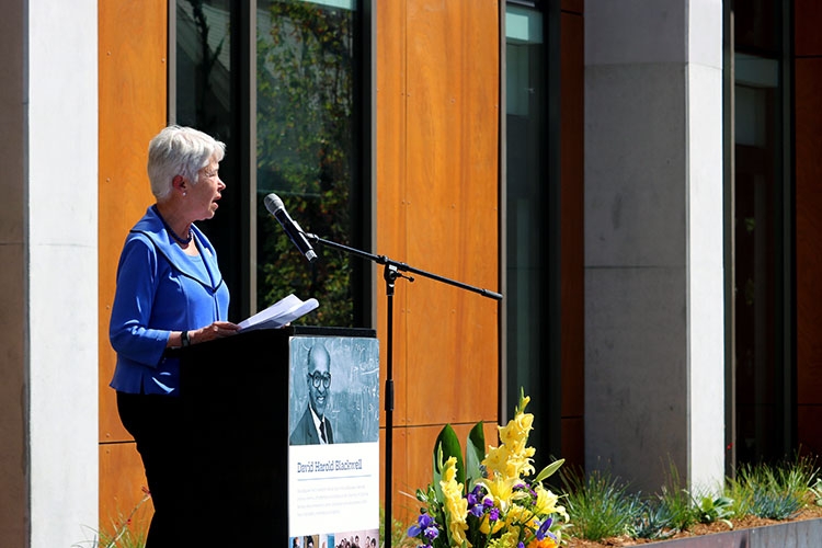 Blackwell Hall is officially dedicated to late statistics professor ...