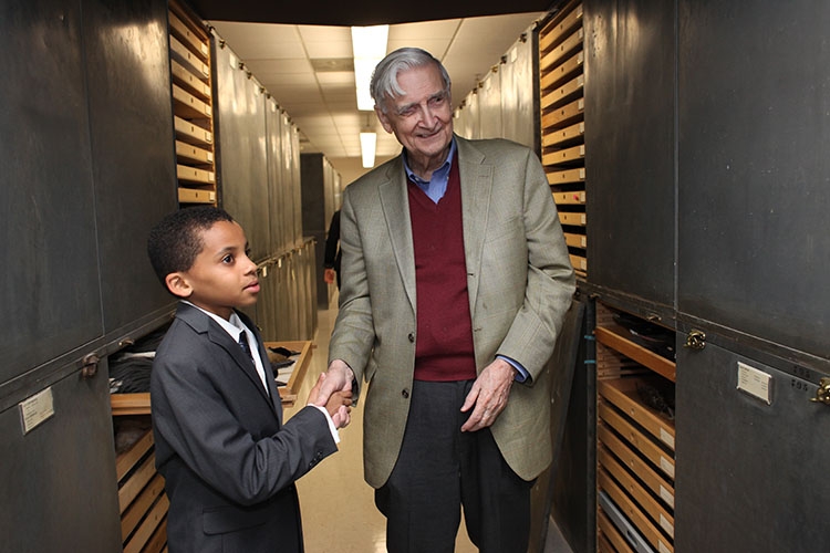 Young bug enthusiast meets his hero, E.O. Wilson | Berkeley