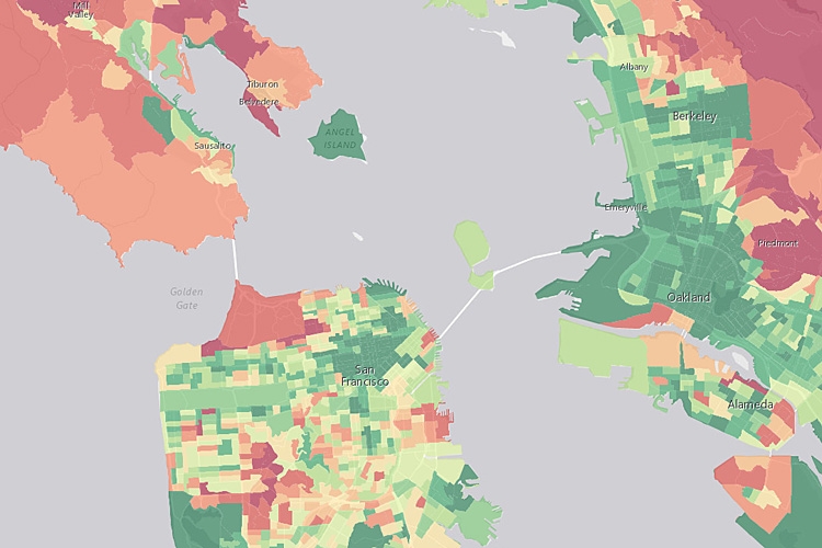 New interactive map compares carbon footprints of Bay Area ...