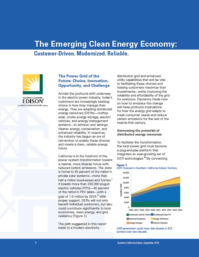 Distributed Energy Resources | Edison International