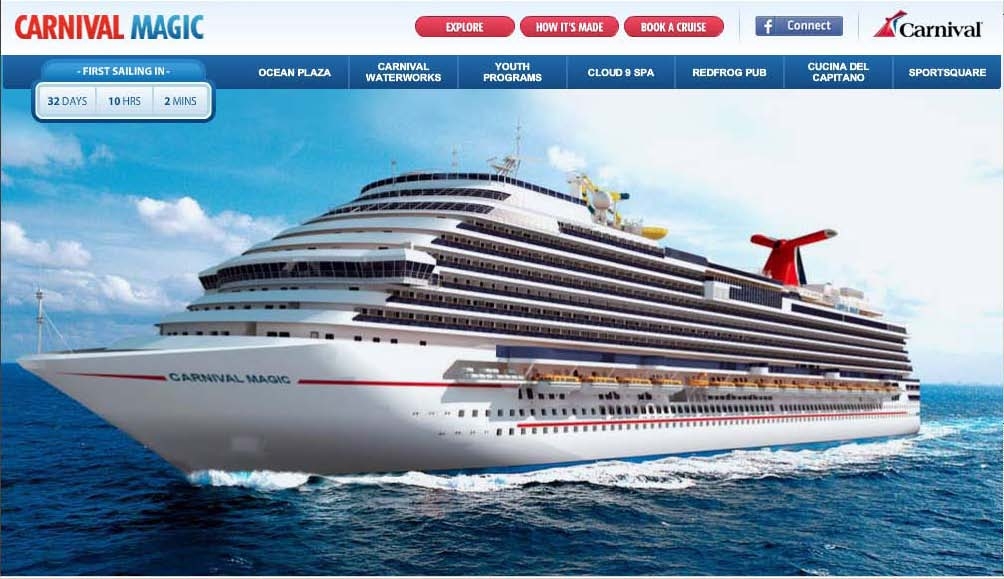 Photo | Carnival Magic Web Site | Carnival Cruise Line