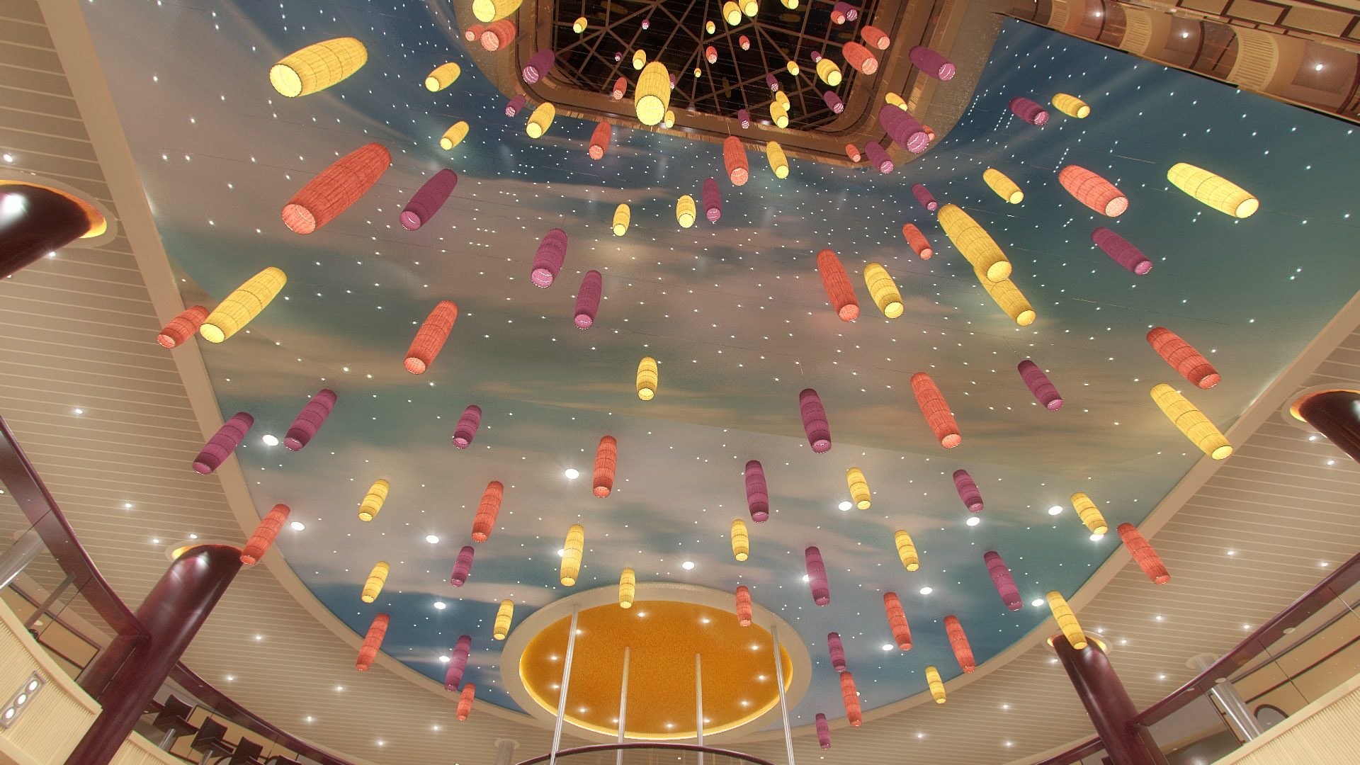 Photo | CL_BR_Atrium_04 | Carnival Cruise Line