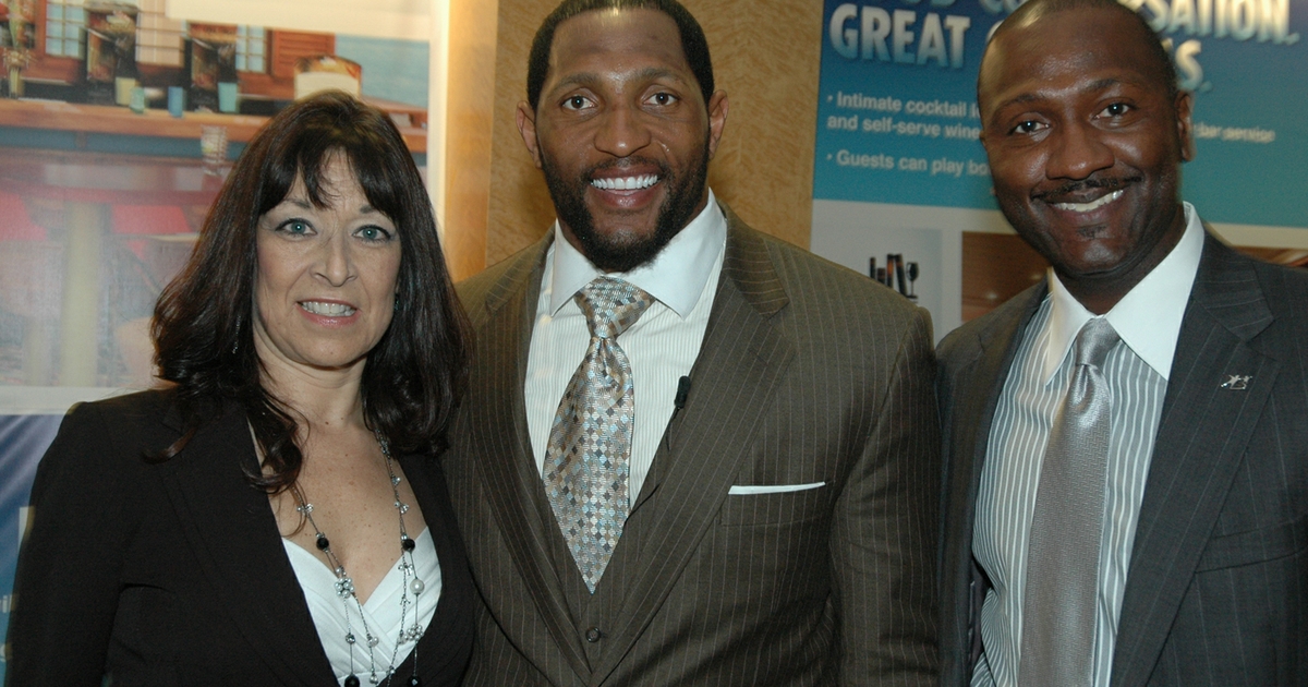 NFL Legend Ray Lewis Addresses Students Participating in Carnival's ...