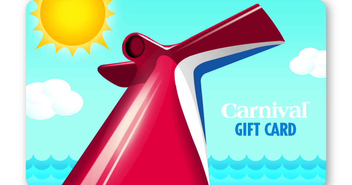Carnival Cruise Lines Gift Cards Now Available In More Than 9,000 ...
