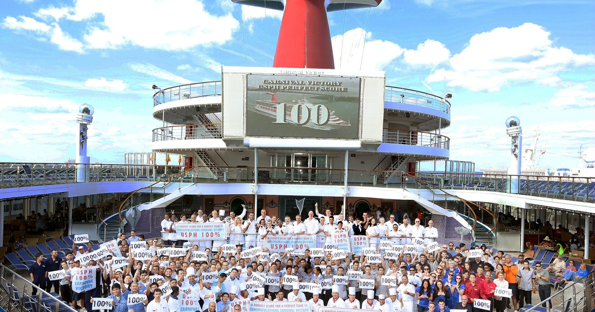 Carnival Victory Earns Perfect 100 U.S.P.H. Inspection Score | Carnival ...