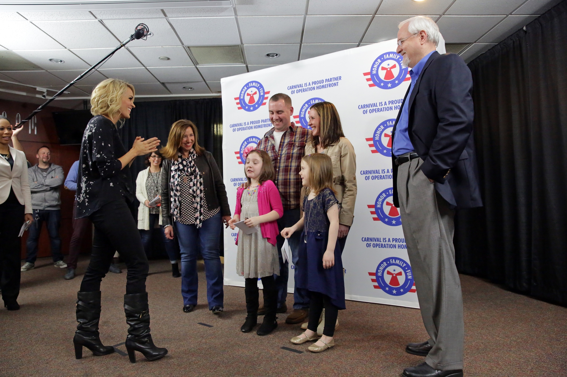Photo | Carnival Cruise Line, Operation Homefront, And Carrie Underwood ...