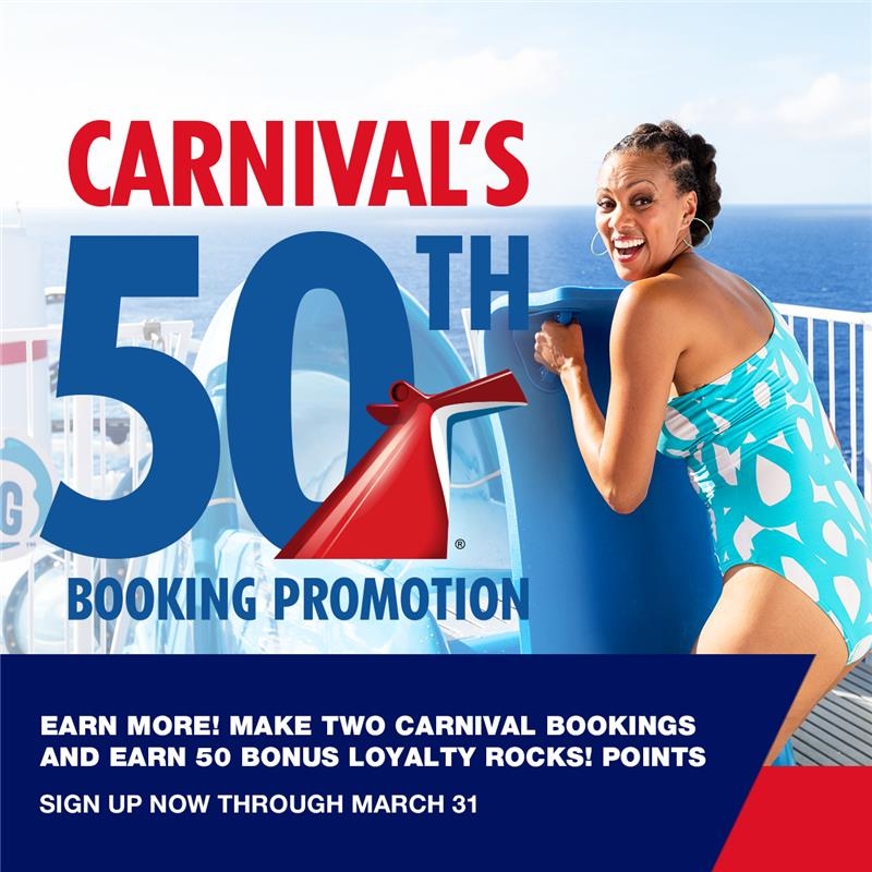 Photo | 50th Birthday Booking Promo Image | Carnival Cruise Line