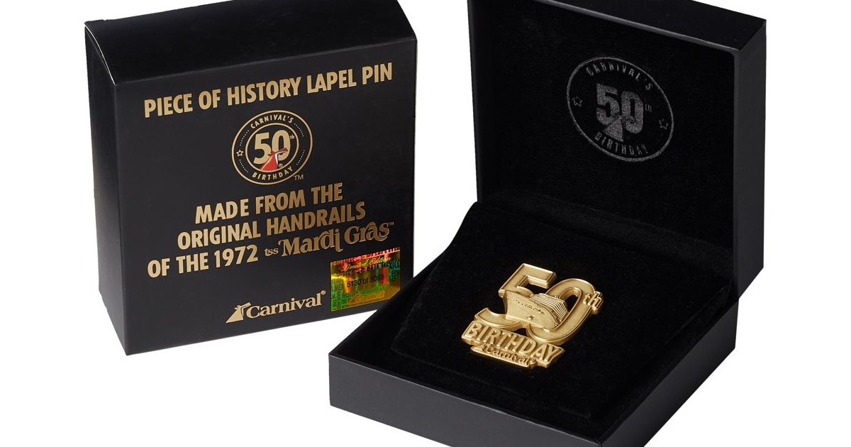 Carnival Cruise Line Expands 50th Birthday Retail Collection Online ...