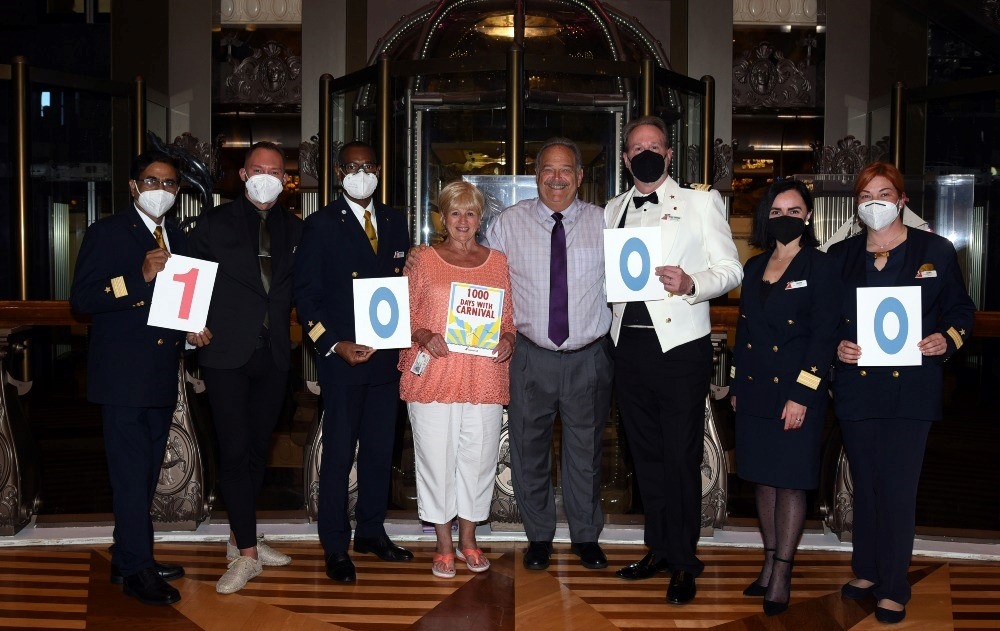 Photo | Nancy and Robert Houchens Celebrate 1000 Days at Sea with ...