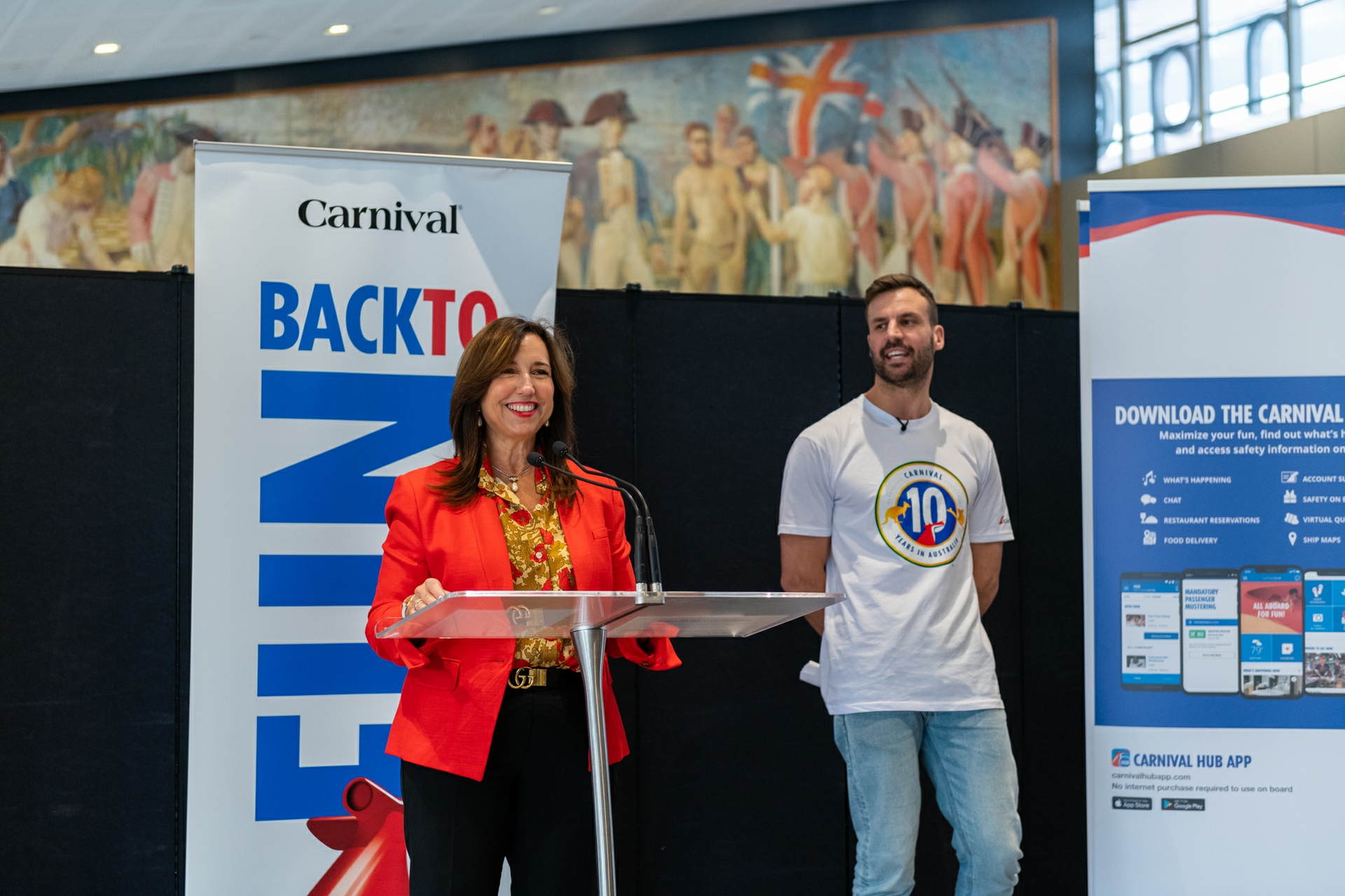 Photo | Carnival President Christine Duffy kicks off Back to Fun event ...