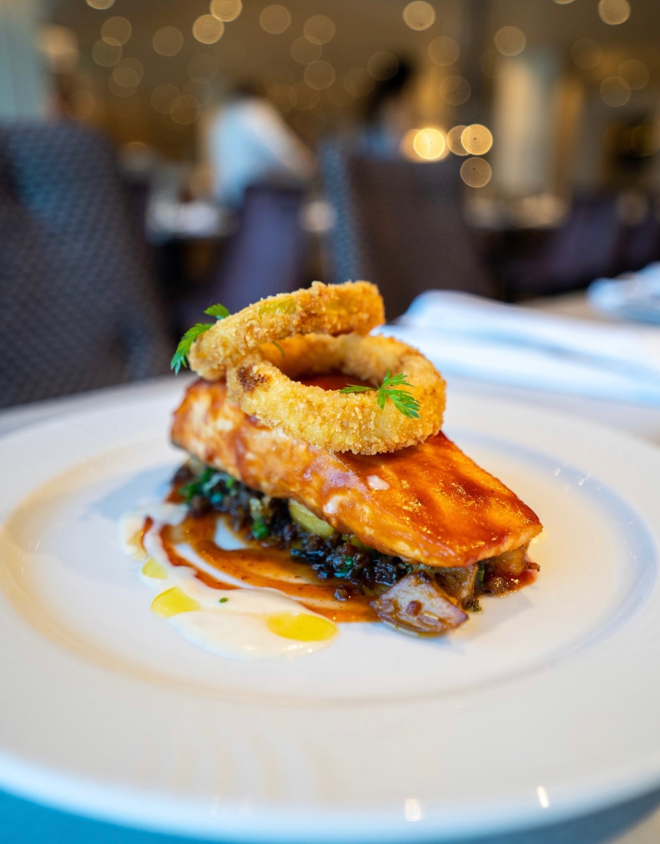 Photo | Emeril Selects BBQ Salmon-min | Carnival Cruise Line