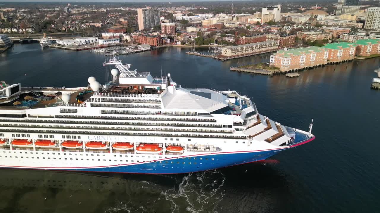 Video | Carnival Sunshine Arrives to New Home in Norfolk | Carnival ...