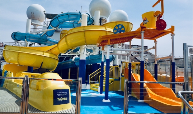 Carnival Valor Sailing Home to New Orleans with New Waterworks Aqua ...