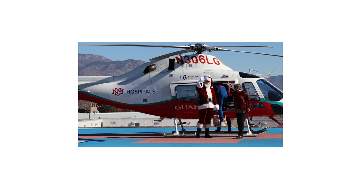 Santa to Fly in to UNM Children’s Hospital | UNM HSC Newsroom