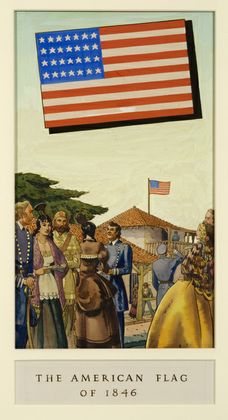 Photo | 106 Winters American Flag 1946 | AAA SoCal