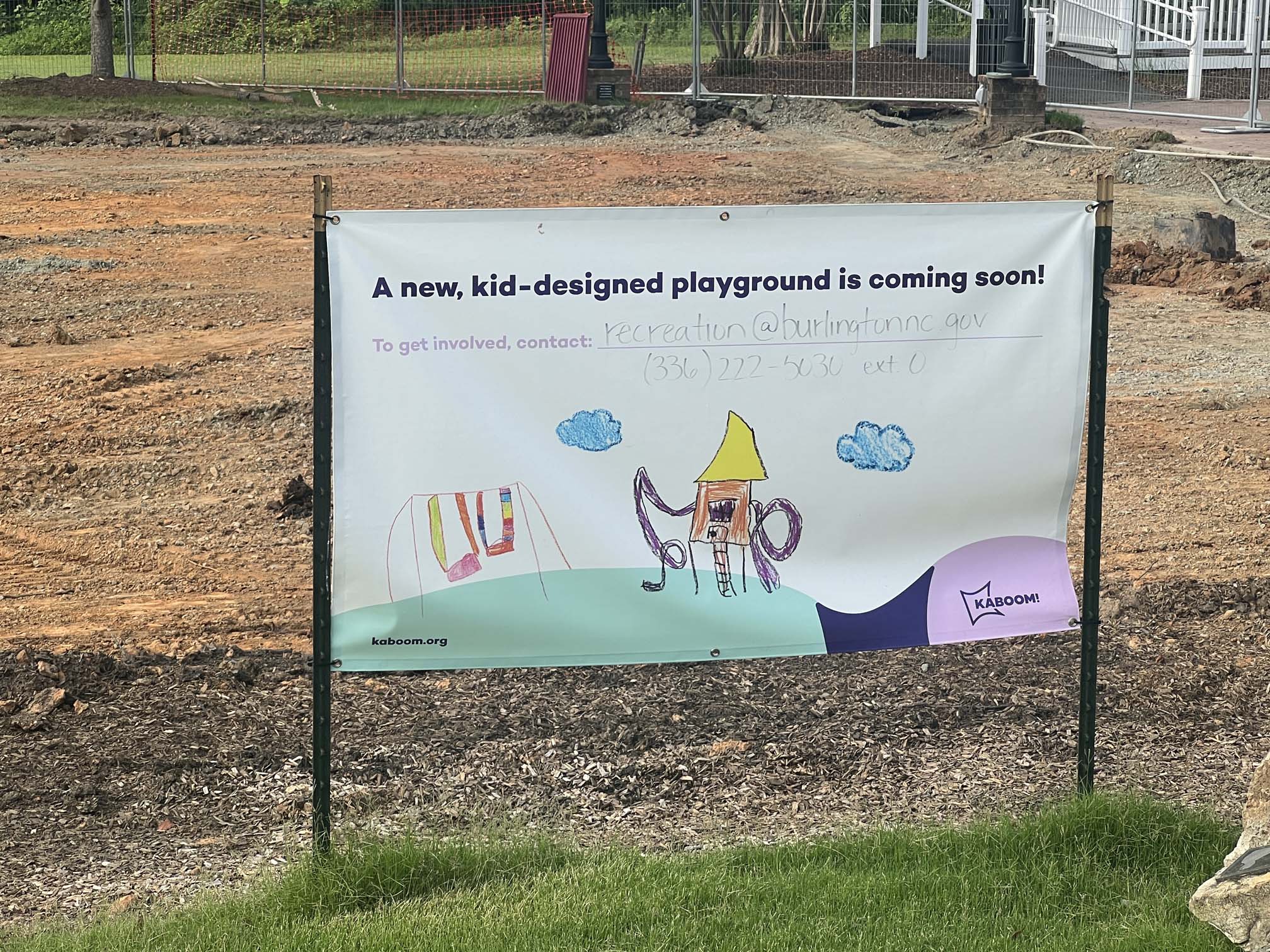 The City of Burlington, Blue Cross NC, KABOOM! and Community Volunteers ...