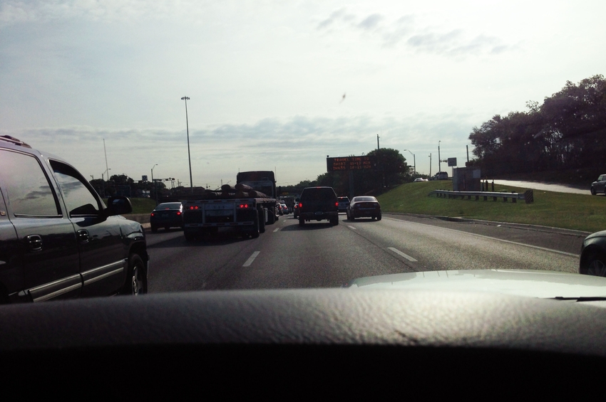 Photo | Driving in traffic | American Heart Association