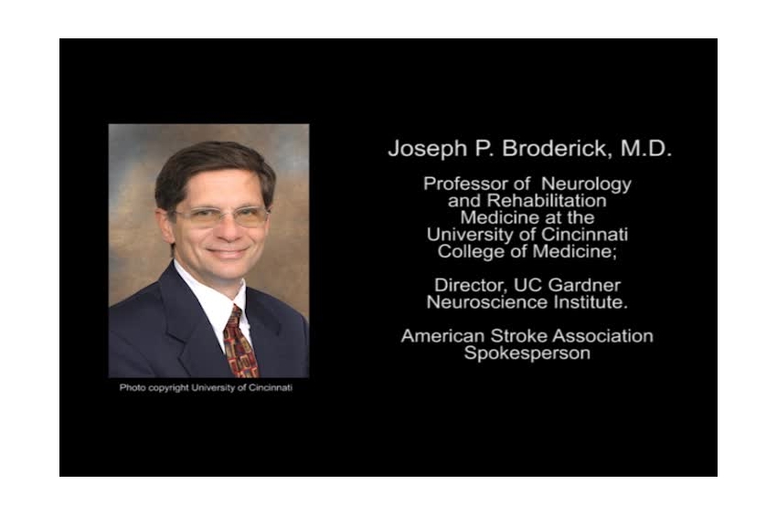 Video | Broderick ISC18 WP175 study perspective | American Heart ...