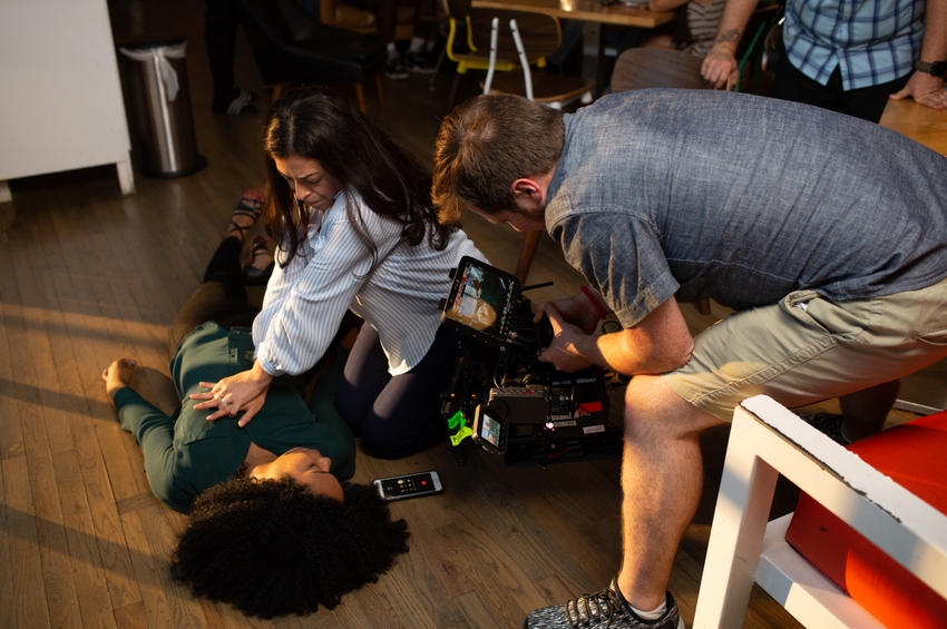 Photo | CPR awareness video set - behind the scenes | American Heart ...