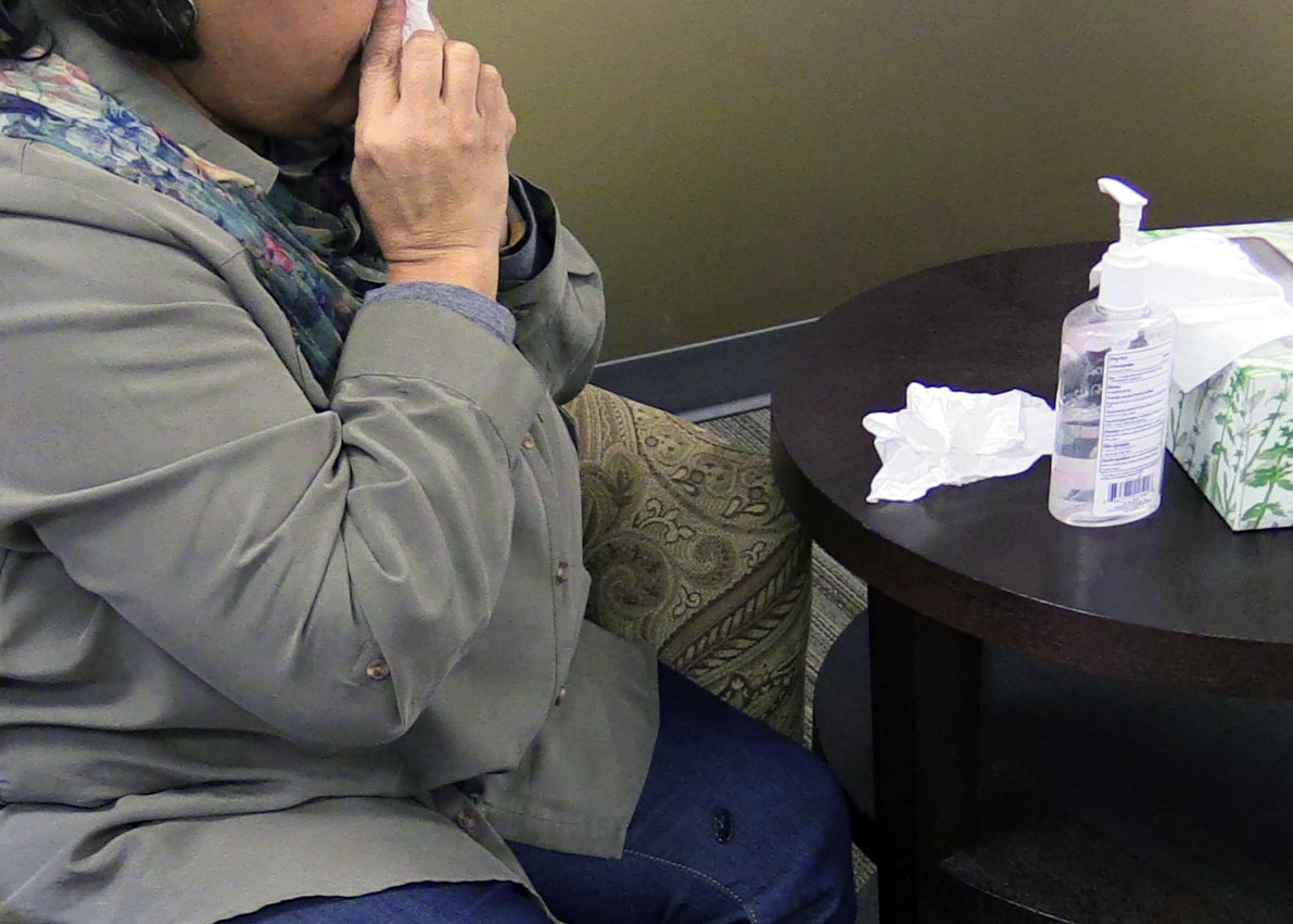 Photo | Woman sneezing | American Heart Association