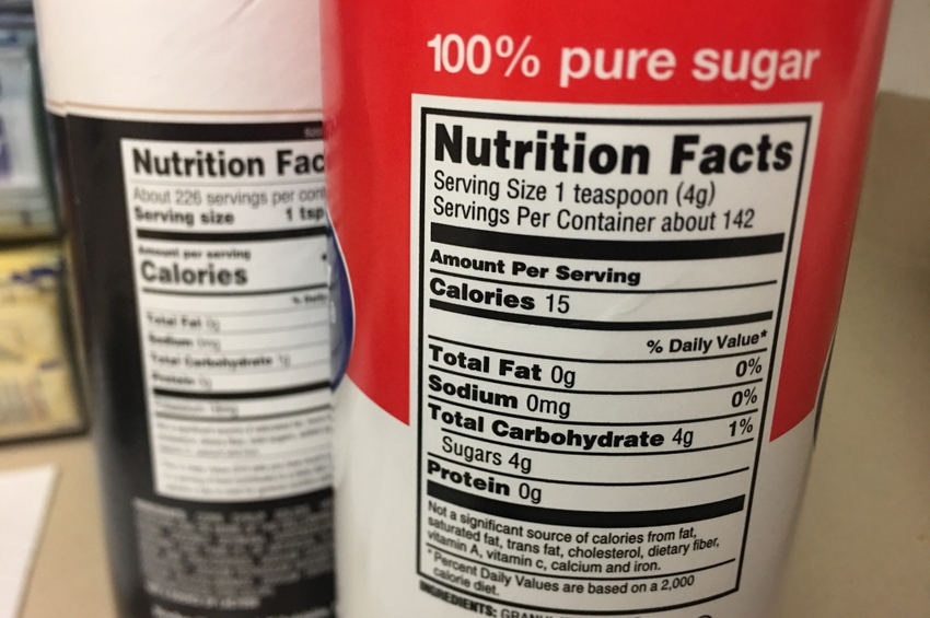 Photo | Nutrition label - sugar | American Heart Association