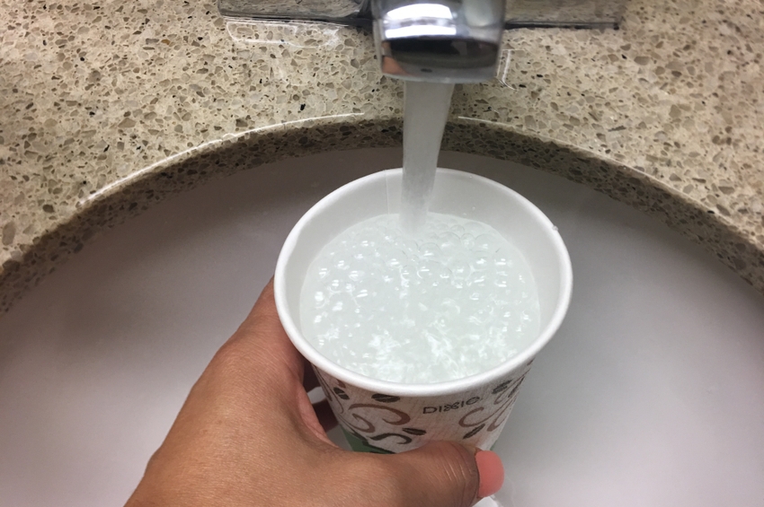 Photo | Water pouring into cup | American Heart Association