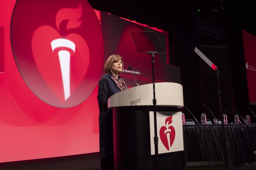 Photo | AHA CEO Nancy Brown speaks during Opening Session | American ...