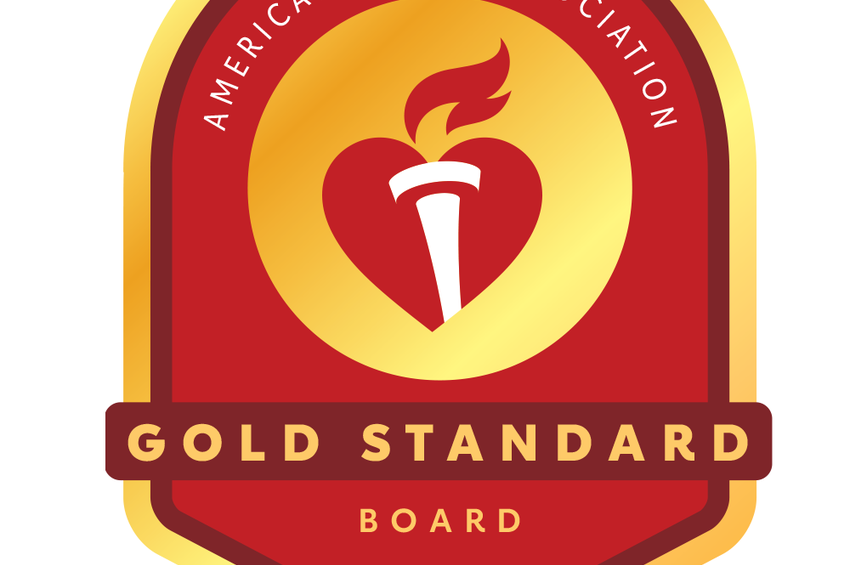 Photo | American Heart Association Gold Standard Board logo | American ...
