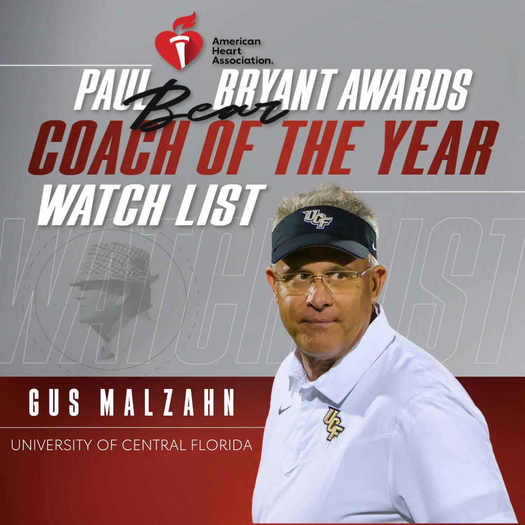 Photo | Gus Malzahn - University of Central Florida | American Heart ...