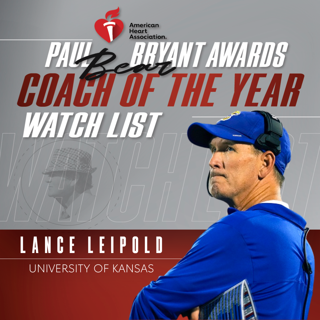 Photo | Lance Leipold - Kansas University | American Heart Association