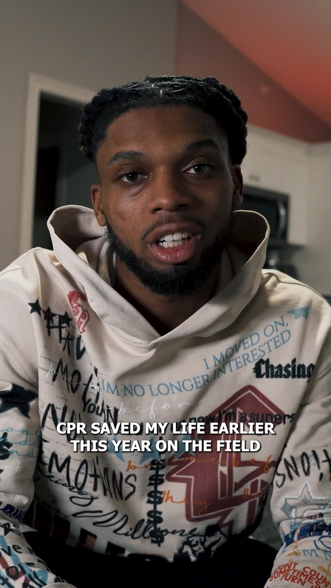 Damar Hamlin launches #3forHeart CPR Challenge | American Heart Association