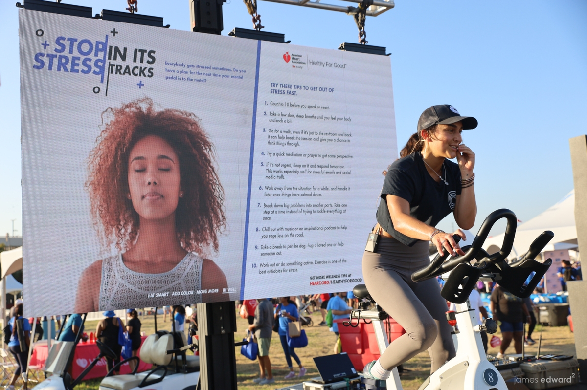 Photo | Heart Walk - Stop Stress and Cycle Activities | American Heart ...