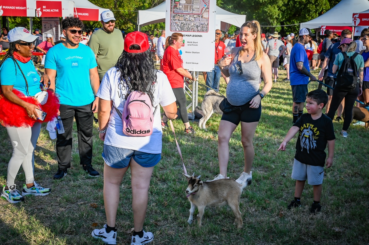 Photo | Heart Walk in Fort Worth - Goat Walker | American Heart Association