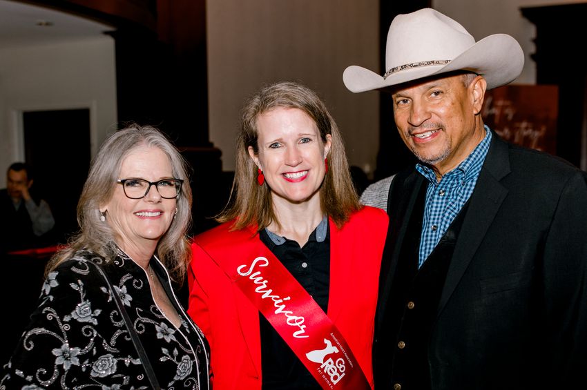 Photo | Sherry Decker, Survivor Abbey Dudek, Jim Austin | American ...