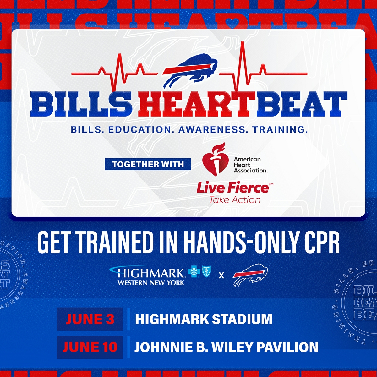 NFL Buffalo Bills and the American Heart Association teaming up to save ...