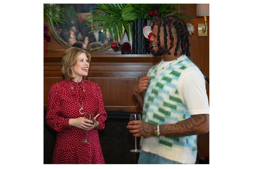 Photo | Nancy Brown Damar Hamlin at AHA event | American Heart Association