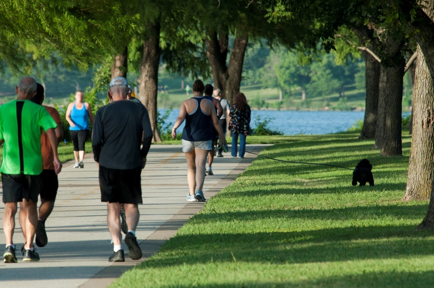Photo | Walking path at the park | American Heart Association